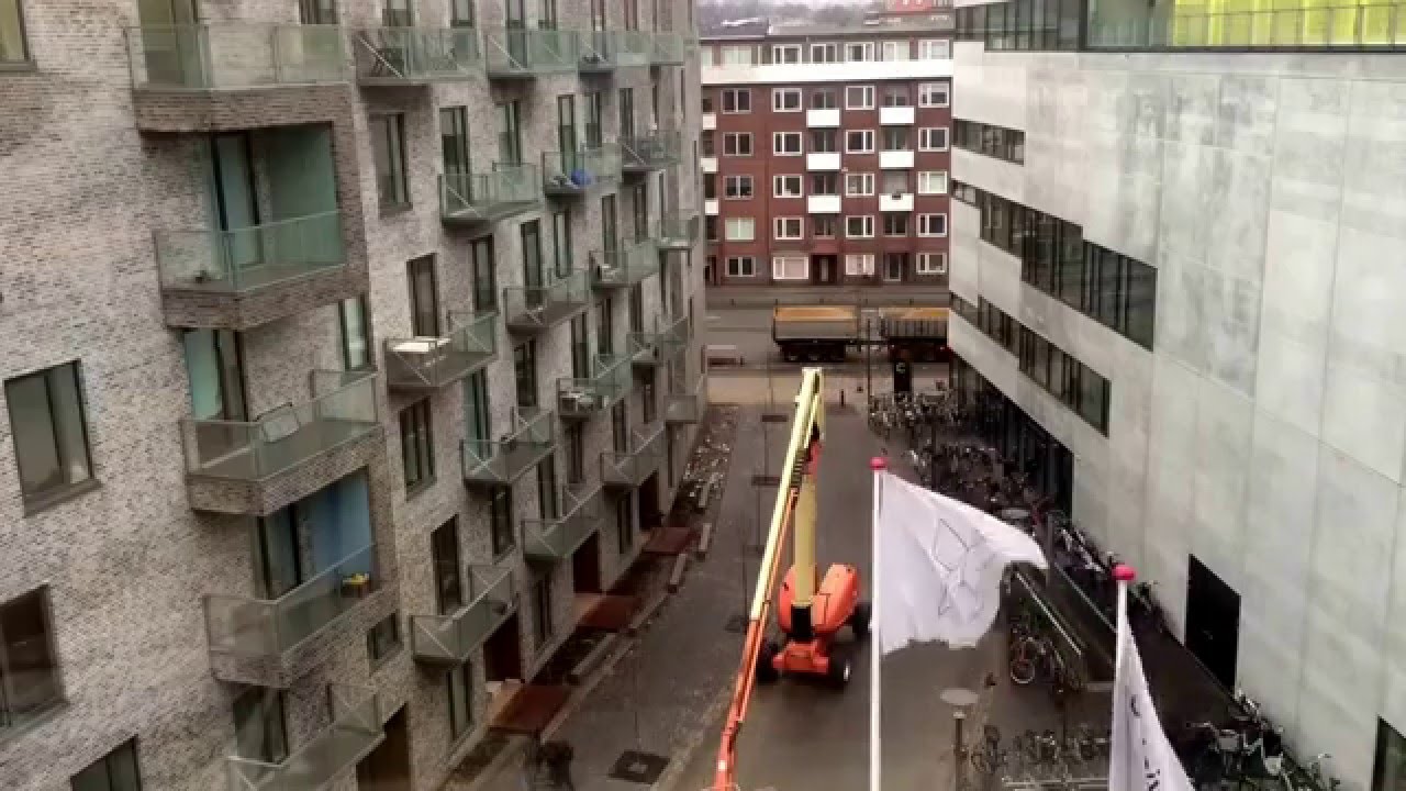 VIA University College Aarhus Campus C time lapse 4 - YouTube