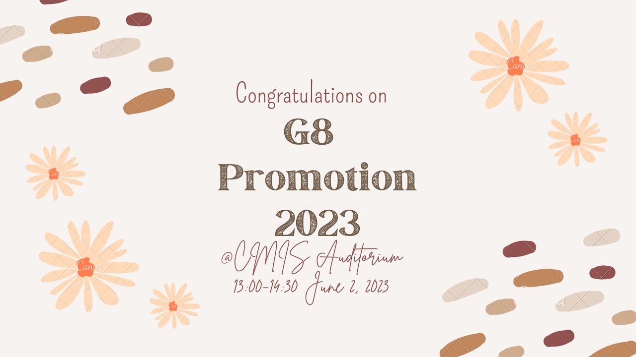 G8 Promotion 2023[Record] - YouTube