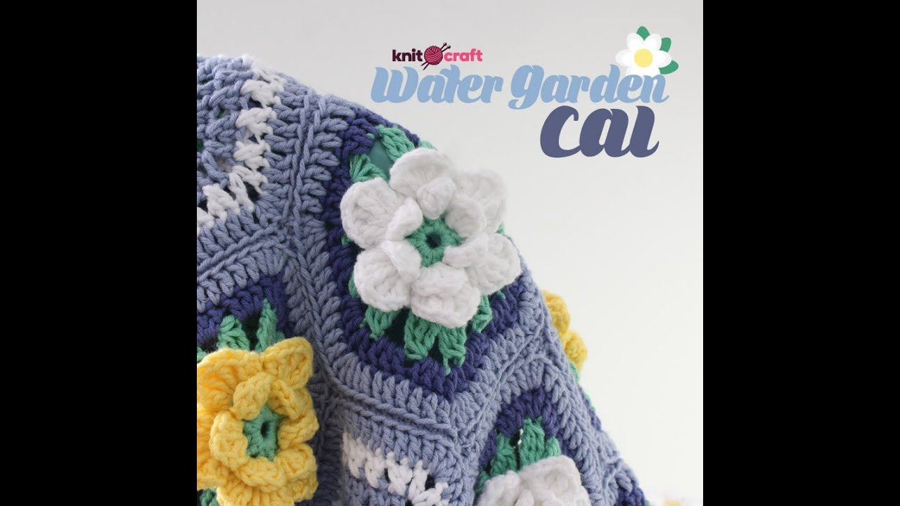 Knitcraft the water garden week 2 Round 1 kisses - YouTube