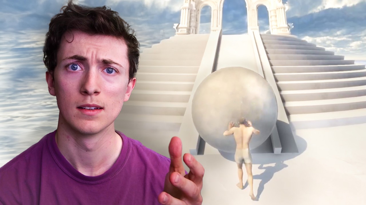 One Must Imagine This Man Happy - Sisyphus Game - YouTube
