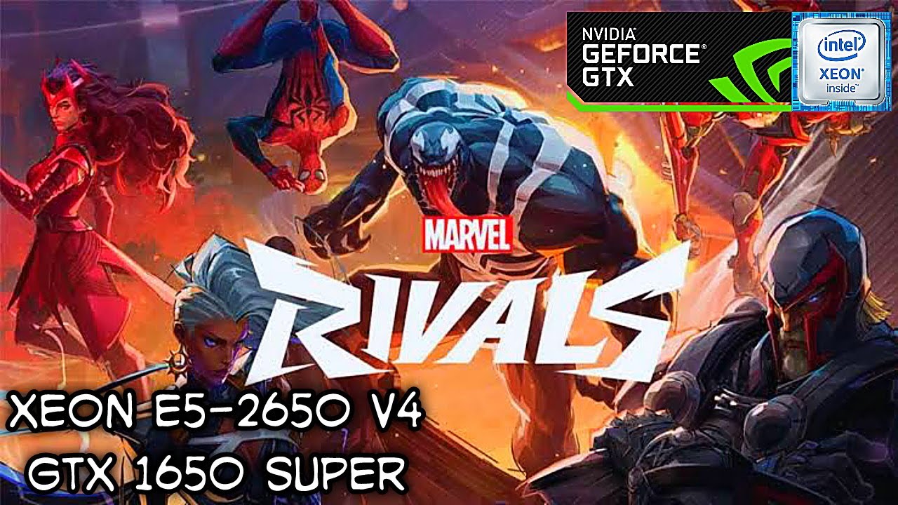MARVEL RIVALS - XEON E5-2650 V4 + GTX 1650 SUPER #xeon #x99 #marvel # ...