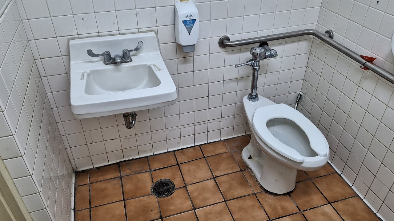 Chevron Unisex Restroom - YouTube