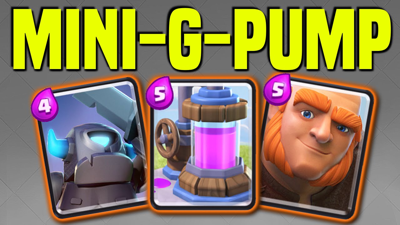 Clash Royale | Giant, Mini Pekka, Elixir Collector Deck | Best Deck ...