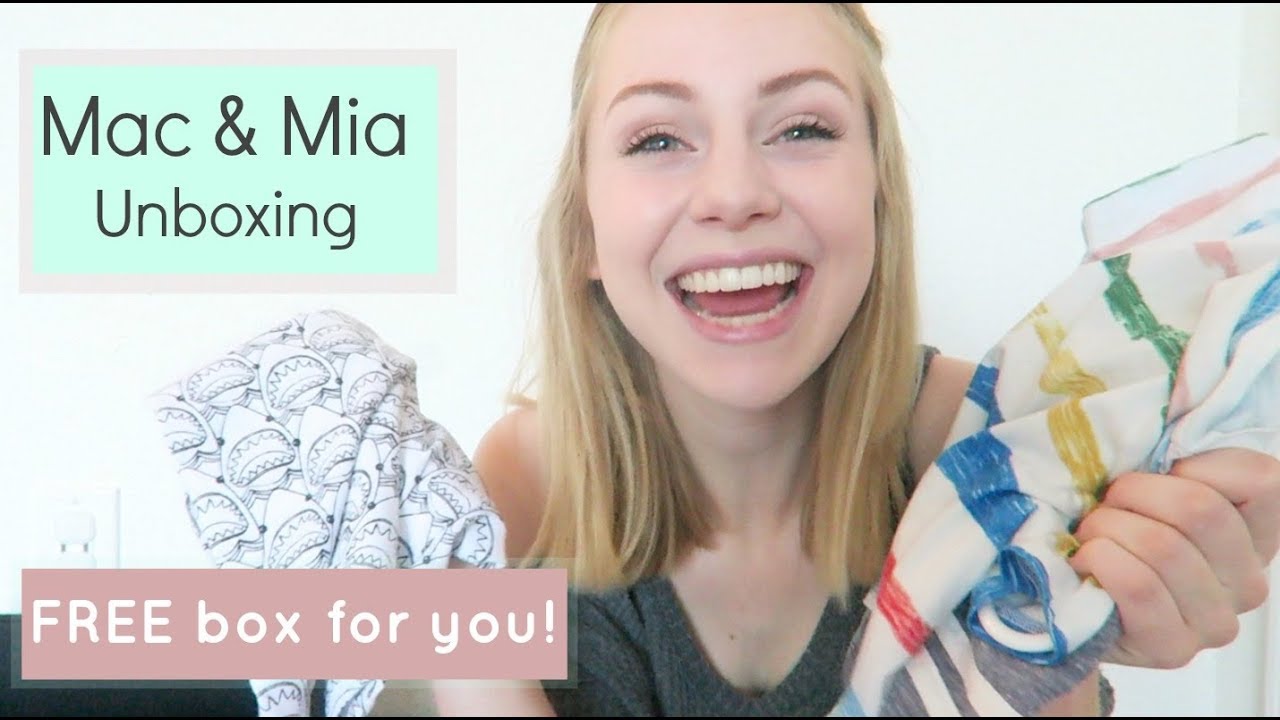 Mac & Mia Unboxing + FREE Box For YOU - YouTube