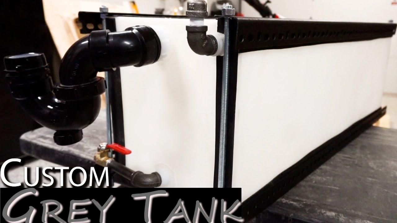 Build a Custom Grey Water Tank | Four Season Van life | EP.37 - YouTube