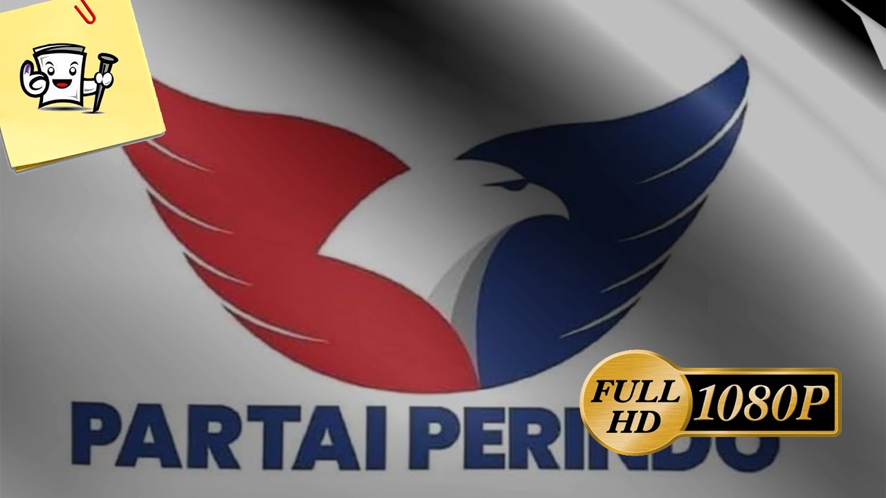 [FULL HD] 3D ANIMASI BENDERA PARTAI PERINDO BARU (TANPA MARS) - YouTube
