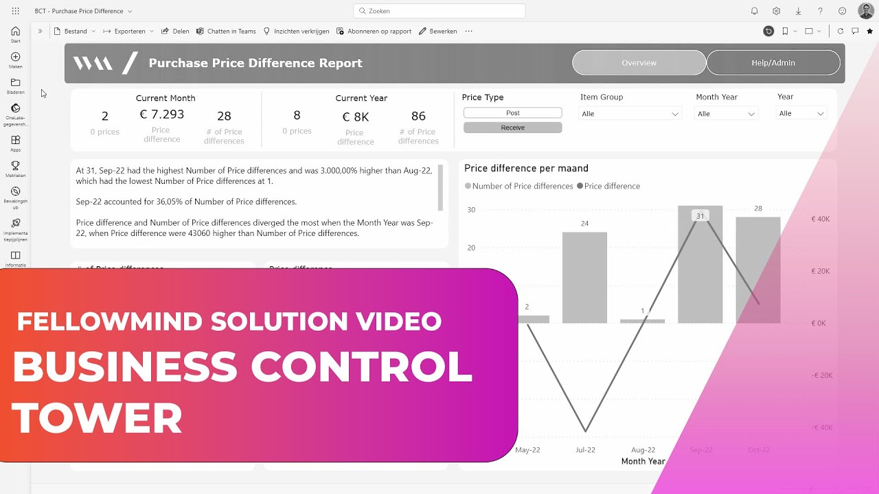 Business Control Tower | Solution video - YouTube