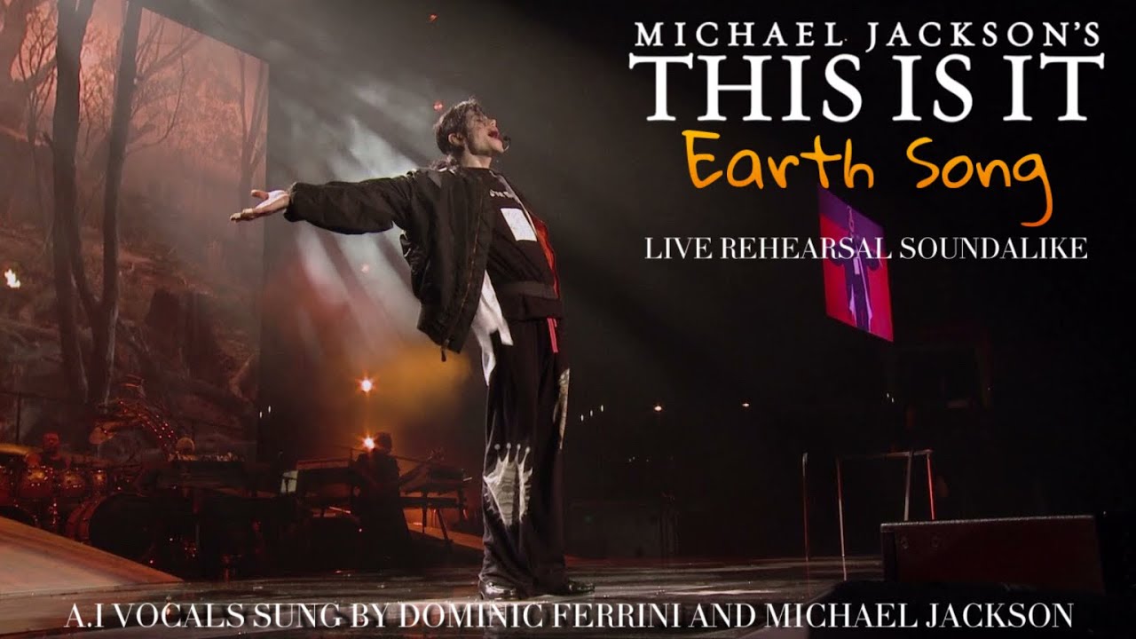 Michael Jackson - Earth Song I This Is It 2009 Rehearsal Live ...