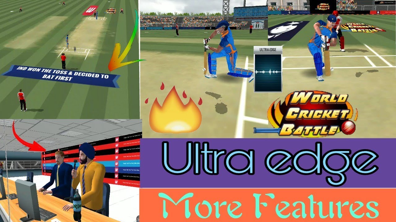WORLD CRICKET BATTLE | ULTRA EDGE AND NEW MORE FEATURES IN WCB 👌👌👌 ...