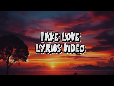 Fake Love (Lyrics Video Official) | Love Song - YouTube