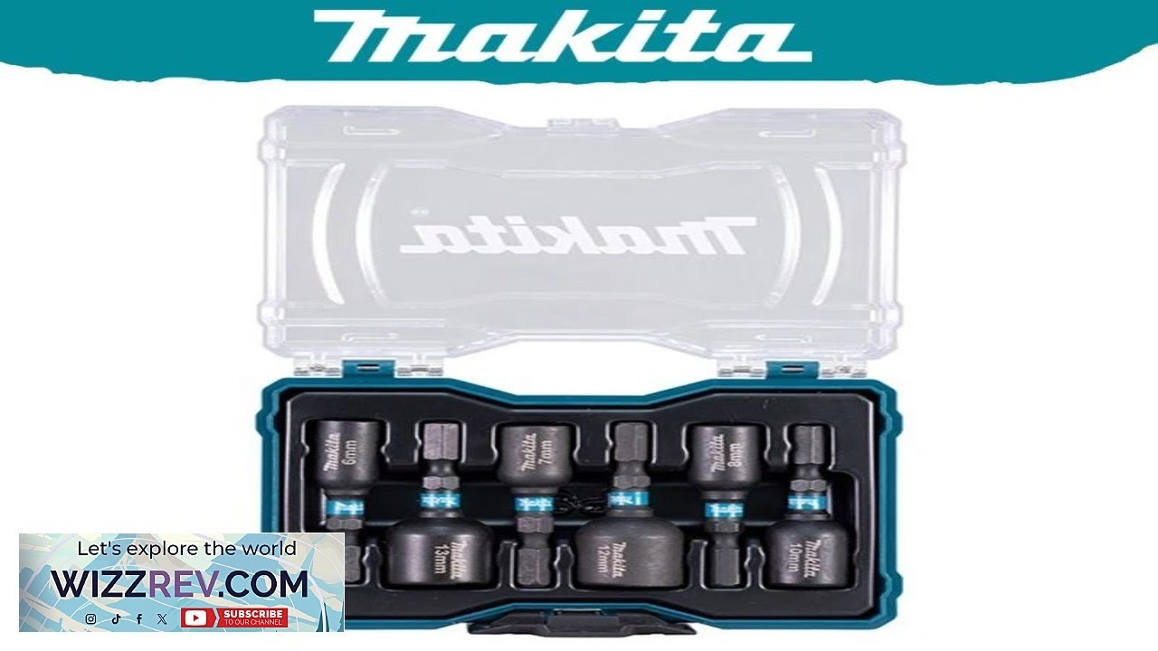 Makita E-18035 Impact Black NutSetter Set 50MM 6-13MM Screwdriver ...