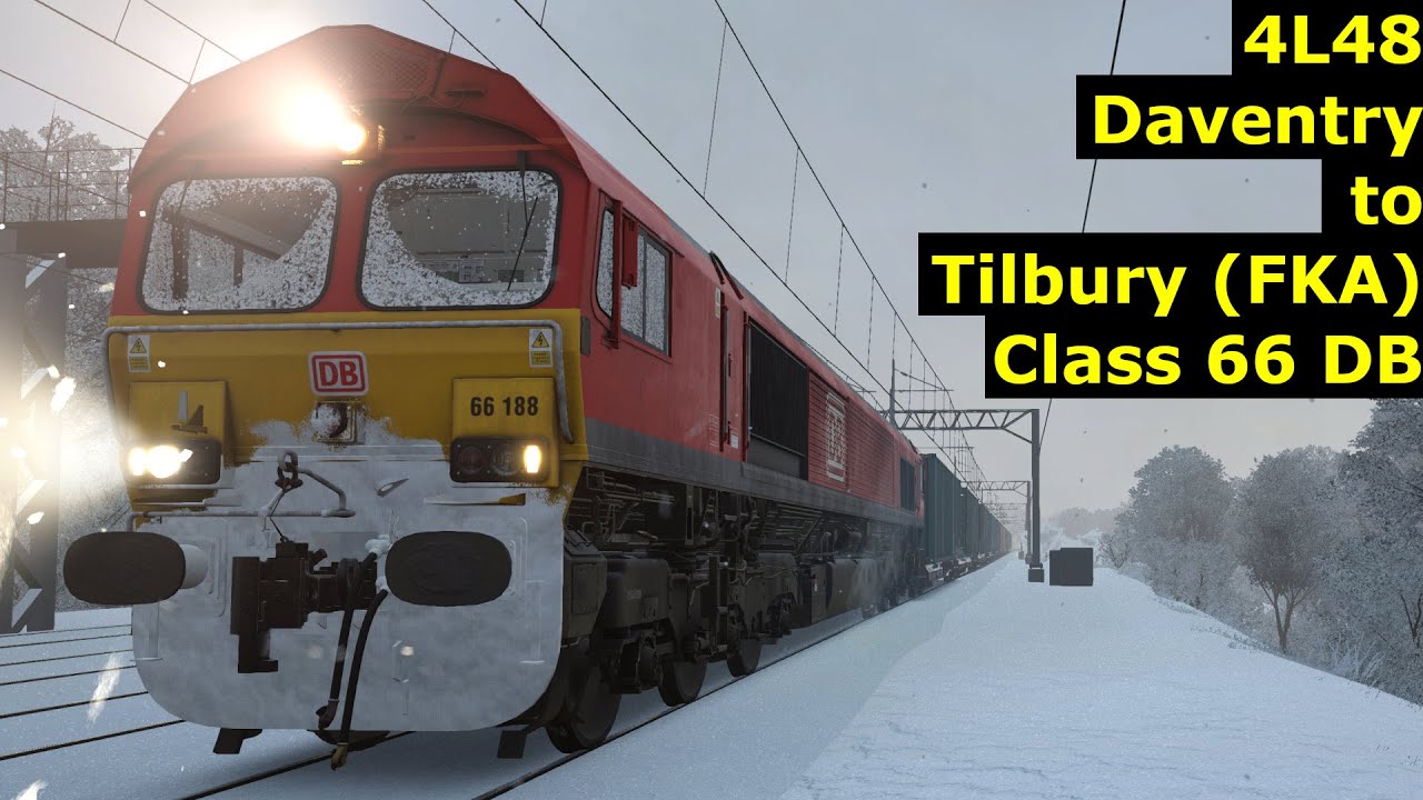 4L48 - Daventry - Tilbury (FKA) - Class 66 DB - YouTube