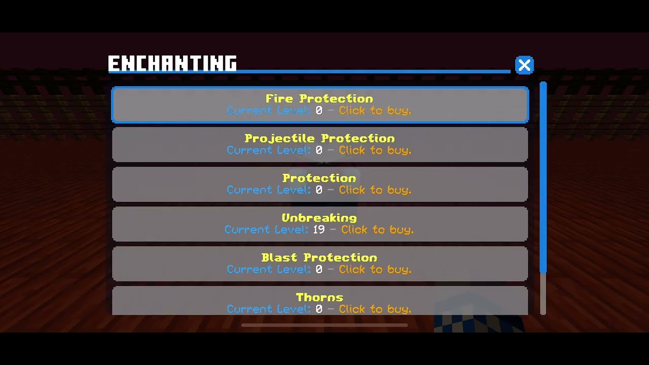 CubeCraft Skyblock: Enchanting the Unbreaking 20 Diamond Chestplate ...