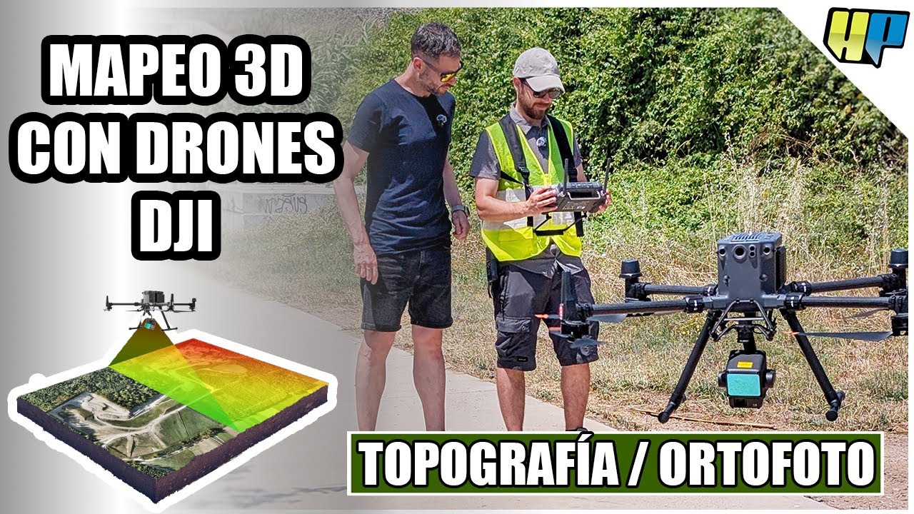 📡 Cómo hacer Topografía 3D con drones DJI: Matrice 350 RTK (LiDAR L2) y ...