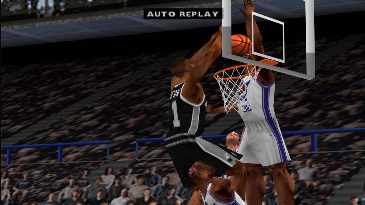 All Stars 90's VS San Antonio Spurs | NBA LIVE 2000 (PS1) Duckstation ...