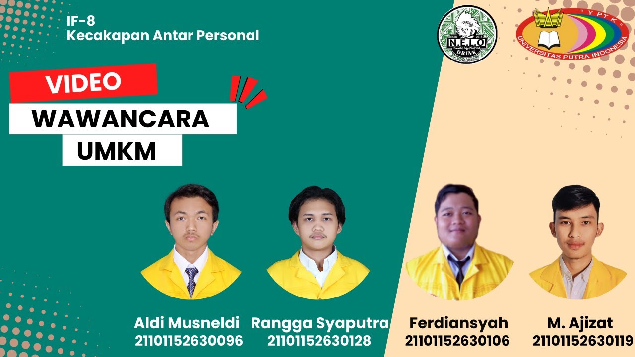 Interview UMKM IF8 Aldi Musneldi & Teams - YouTube