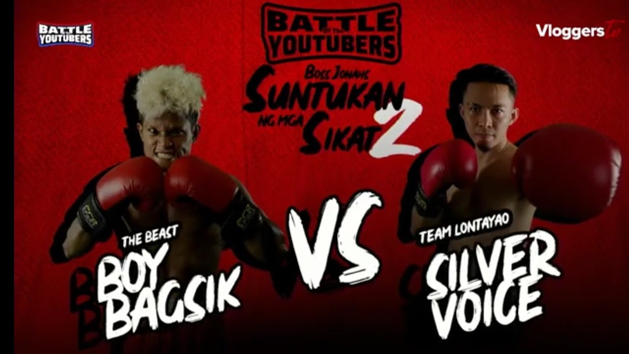 Boy Bagsik vs Silver Voice BATTLE OF THE YOUTUBERS.. - YouTube
