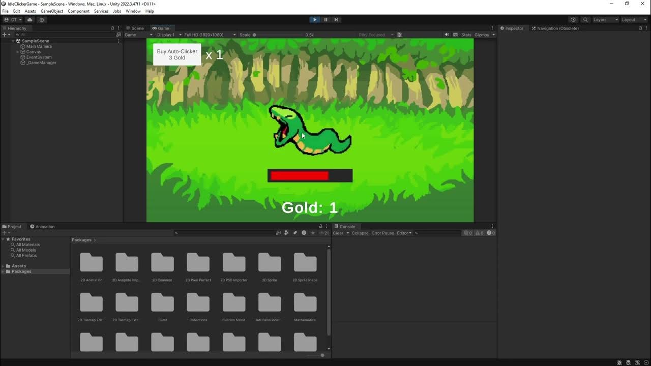 Idle Clicker - Unity - YouTube
