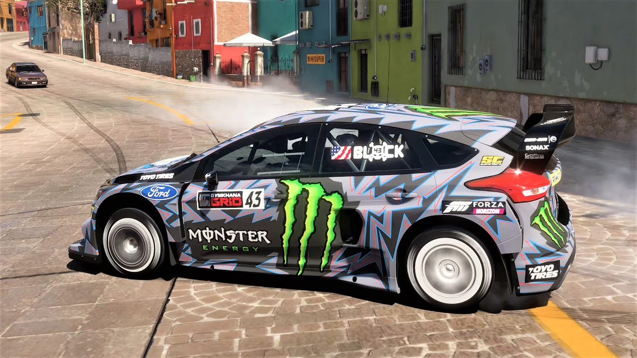 Forza Horizon 5 . Hoonigan Gymkhana 10 Ford Focus RS RX 2016 . Car Show ...