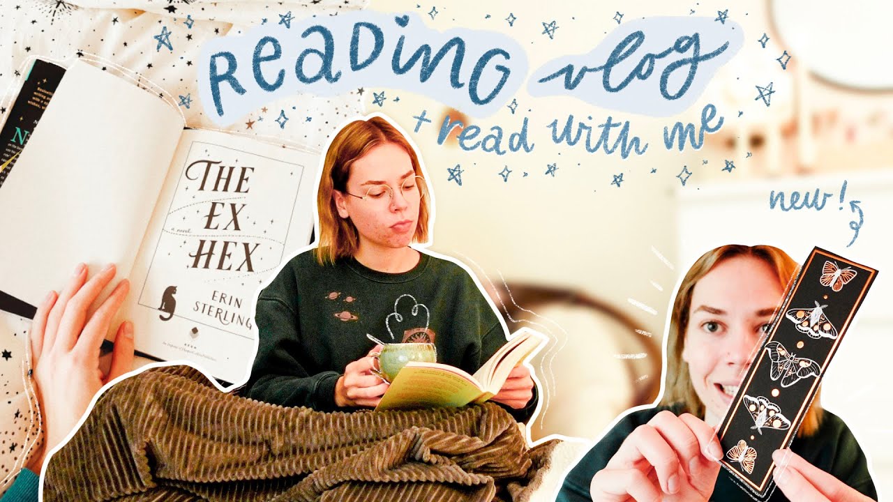 a super cozy & chill reading vlog ☕️📔 and read with me!! - YouTube