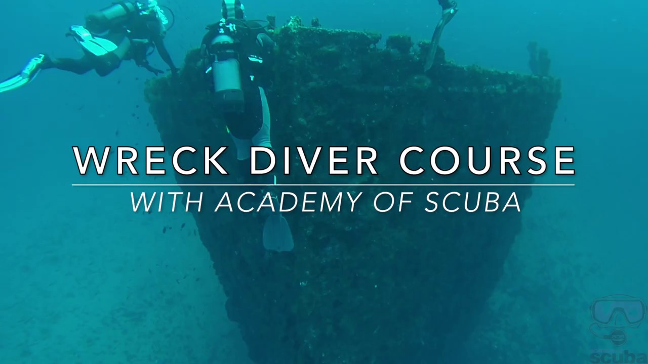 PADI Wreck Diver Course with Academy of Scuba - YouTube
