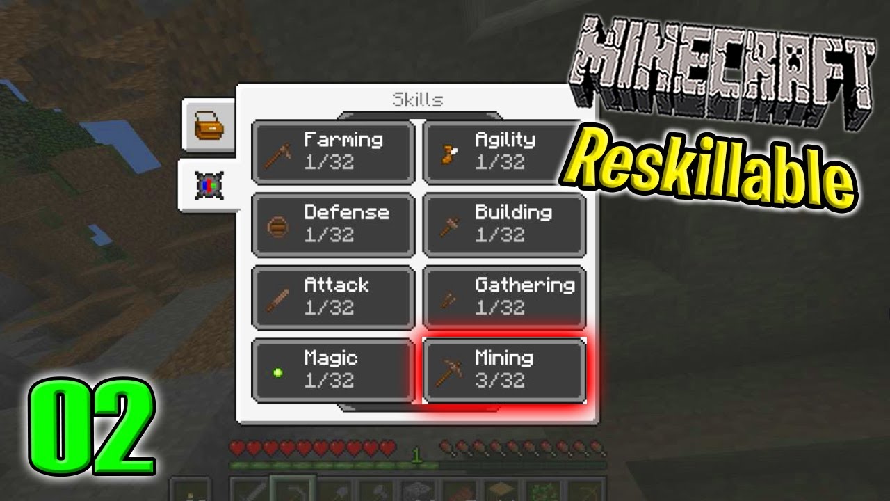 Subimos de Nivel en Minería! - 02 - Minecraft Reskillable (Serie De Mod) - YouTube