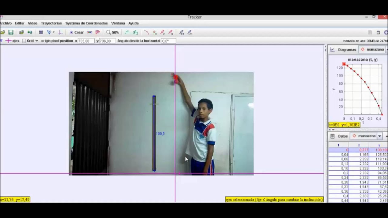 Caída Libre (Uso de Tracker) - YouTube