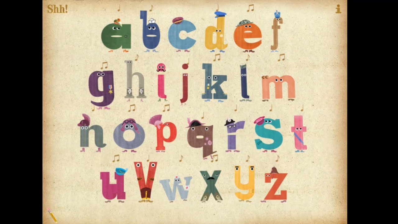 Ministry of Letters Singing Alphabet App - YouTube