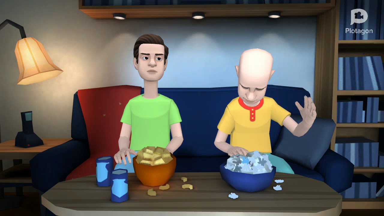 Plotagon | Caillou Exists and Gets Grounded - YouTube