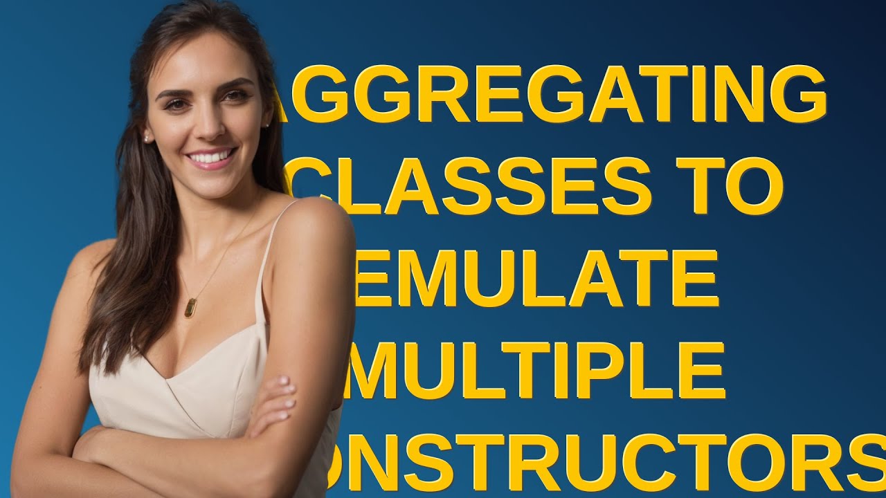 Softwareengineering: Aggregating classes to emulate multiple constructors using factory methods ...