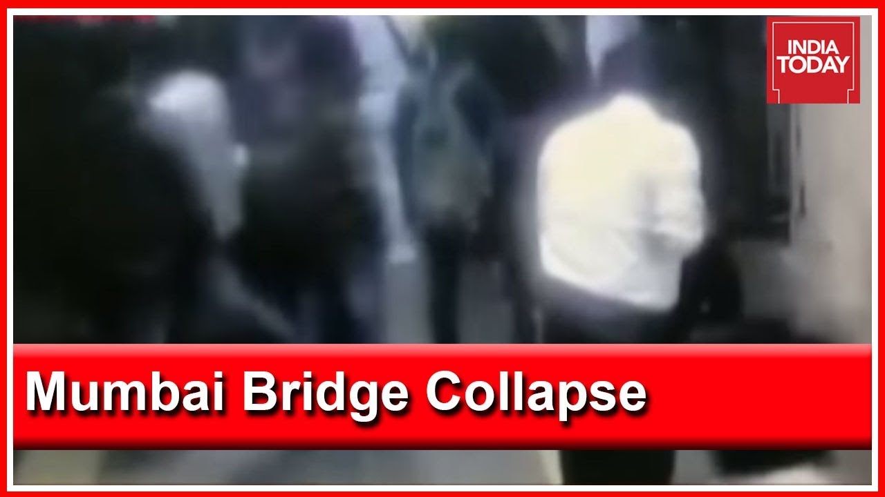 WATCH: CCTV Footage Of The Moment The CST Bridge Collapsed In Mumbai ...