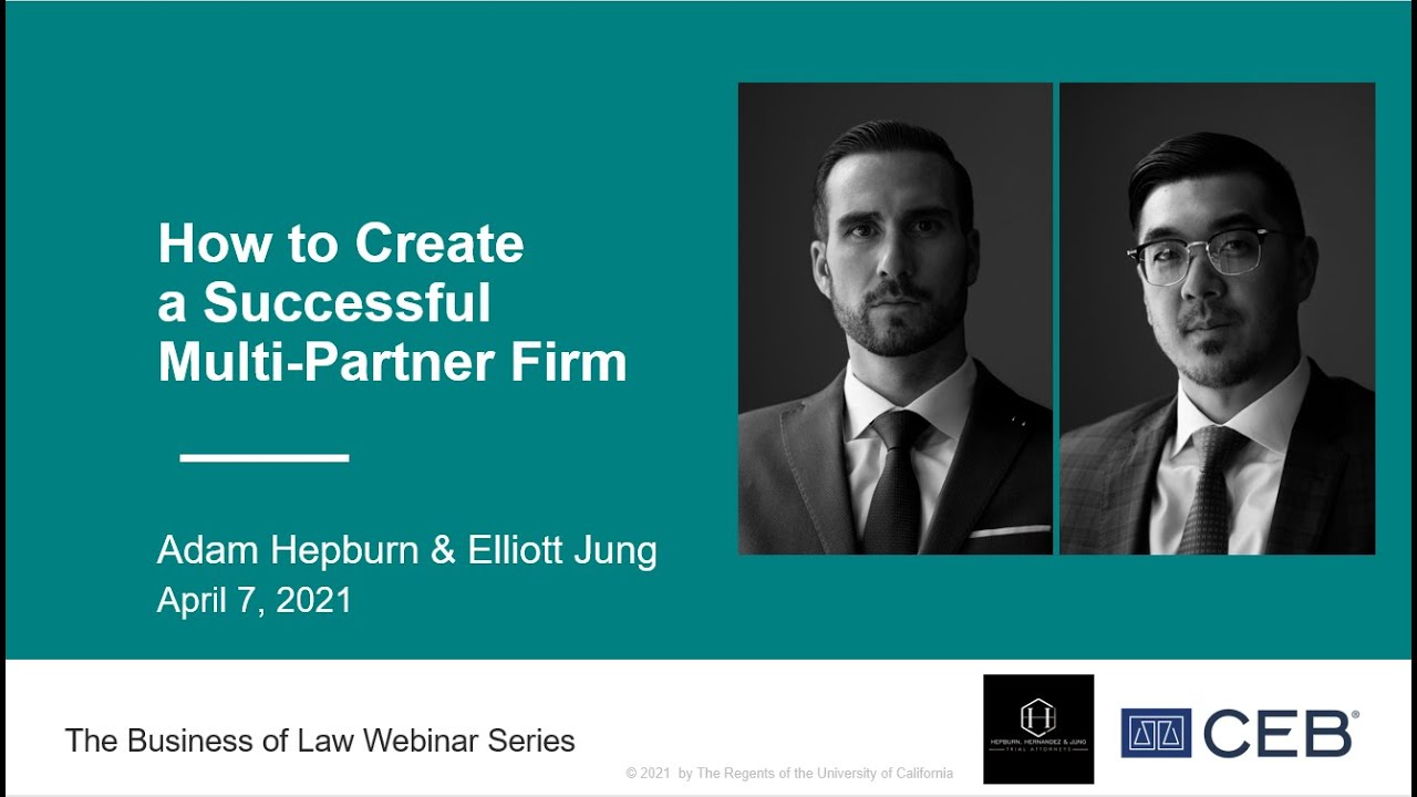 How to Create a Successful Multi-Partner Firm - YouTube