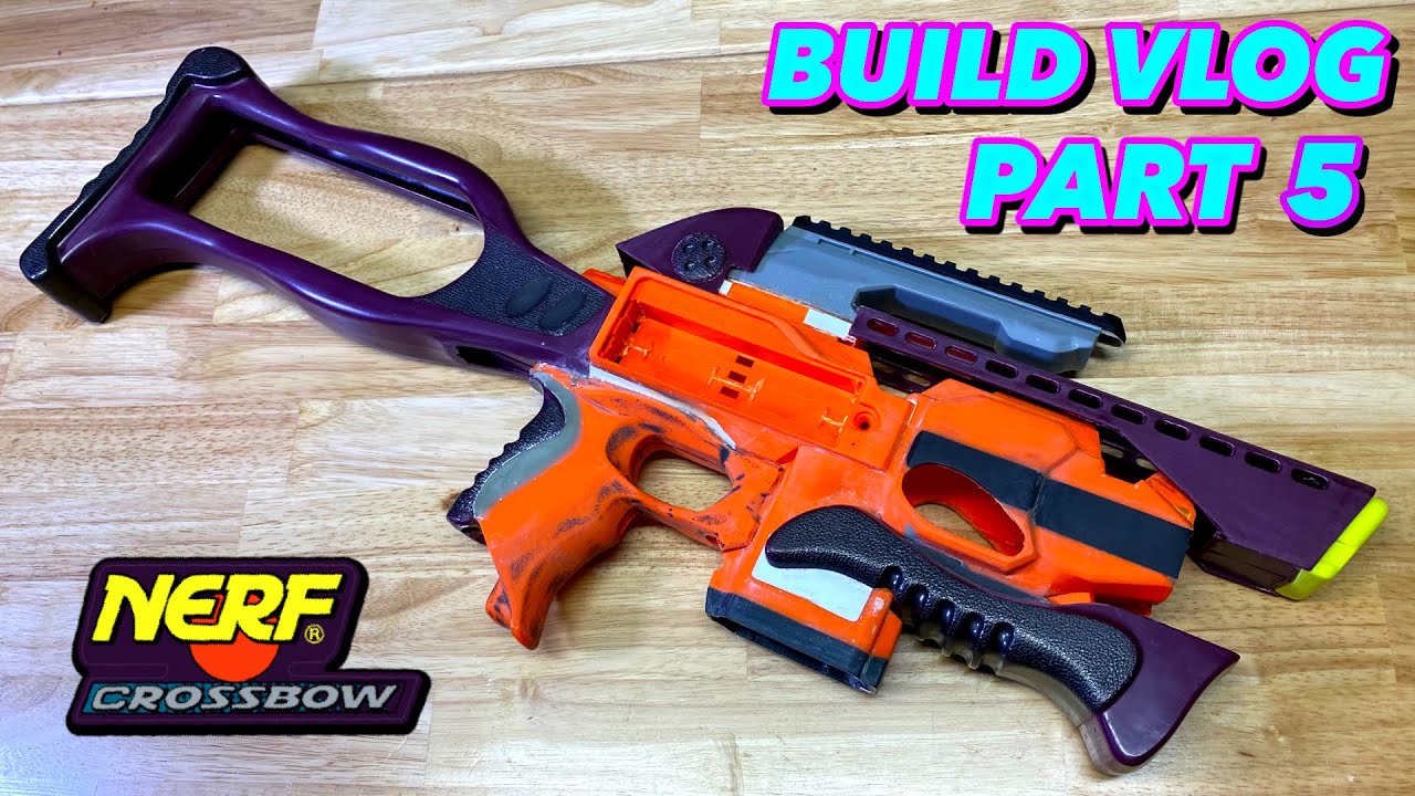 [Nerf Mod] Attaching A Picatinny Rail! Nerf Kenner Crossbow, Stryfe ...