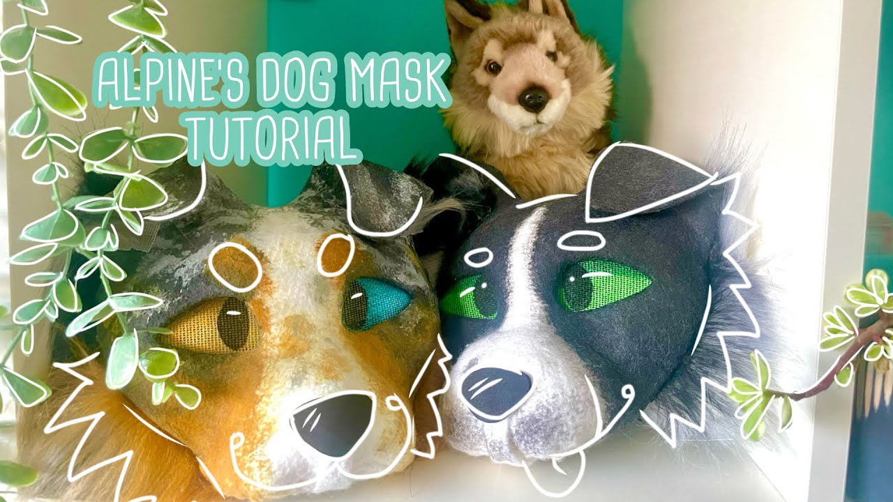 How I make my dog masks!! || AlpineCanHowl {#therianmask #therian # ...