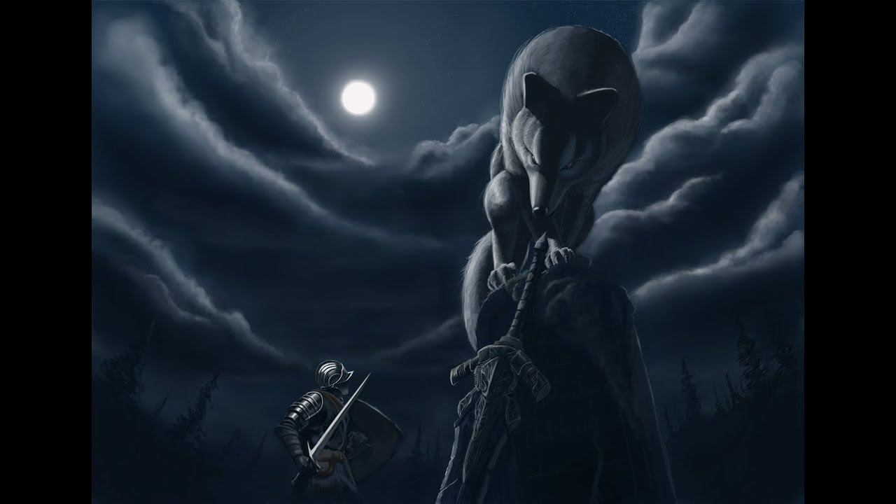 Dark Souls: Sif Boss fight - YouTube