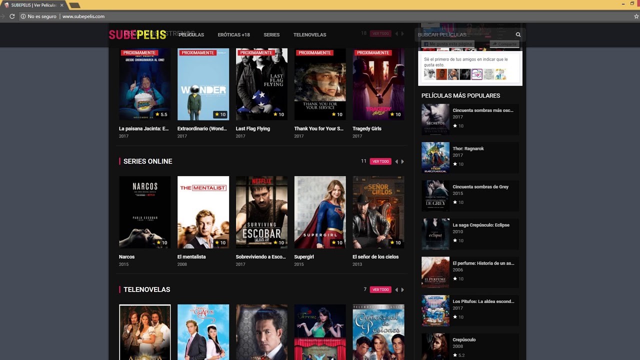Como Ver Películas Online Gratis "wWw.SubePelis.Com" - YouTube