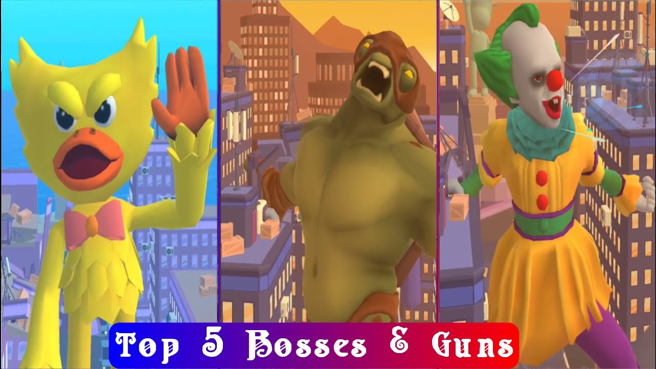 heli monster - giant hunter | Top 5 Bosses | heli monster Gameplay ...