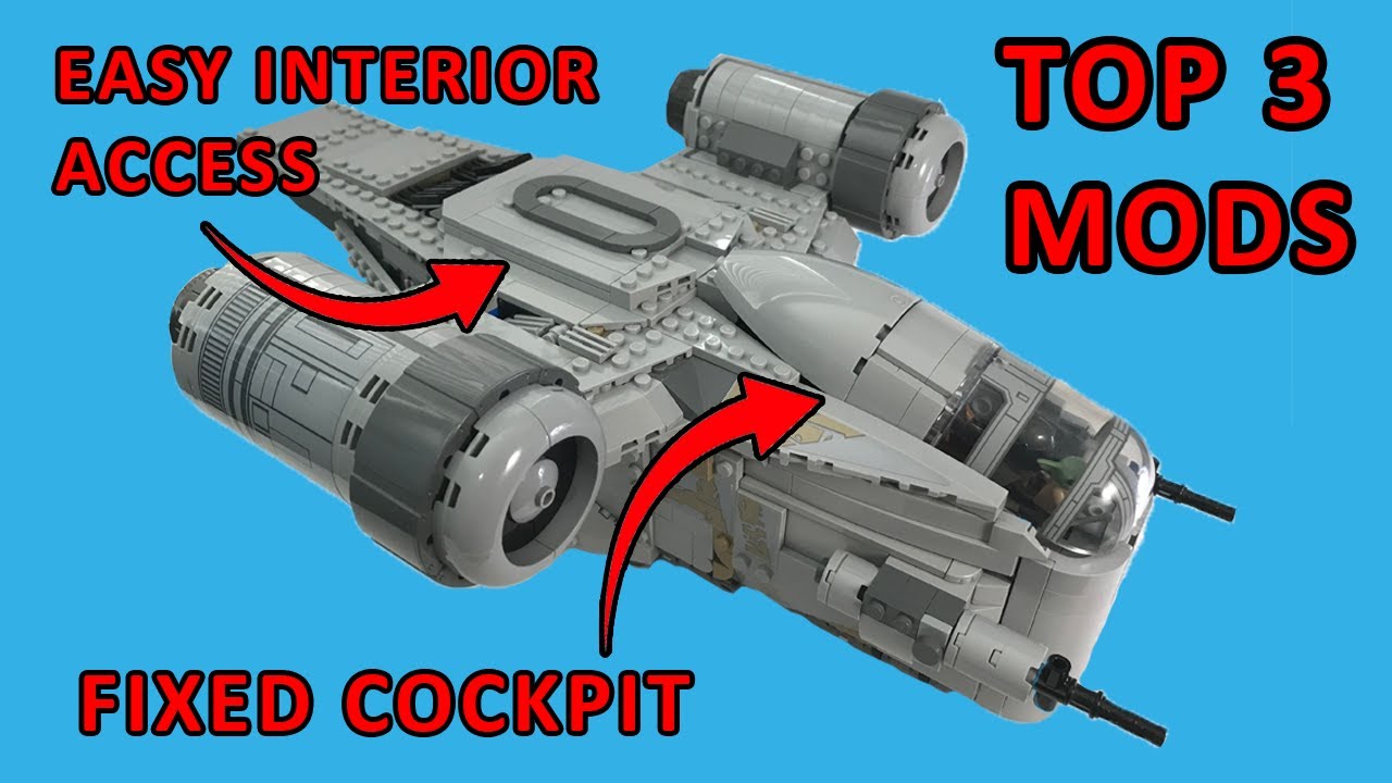 Best Lego Razor Crest Modifications - YouTube