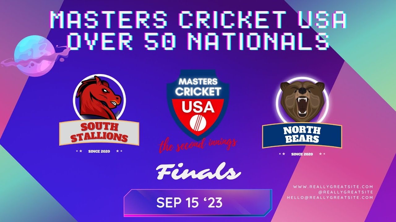 Masters Over 50 Final. South Stallions Vs North Bears. Moosa Cricket ...