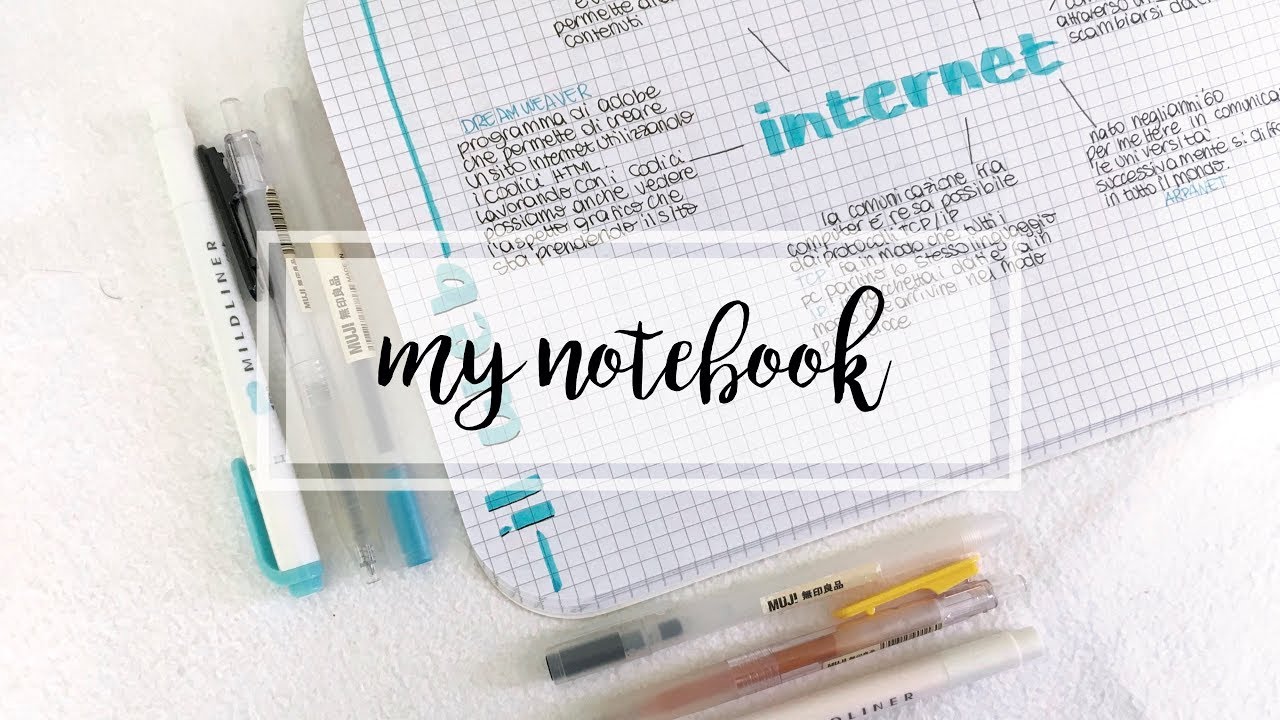 SCHOOL NOTEBOOK FLIP THROUGH - YouTube