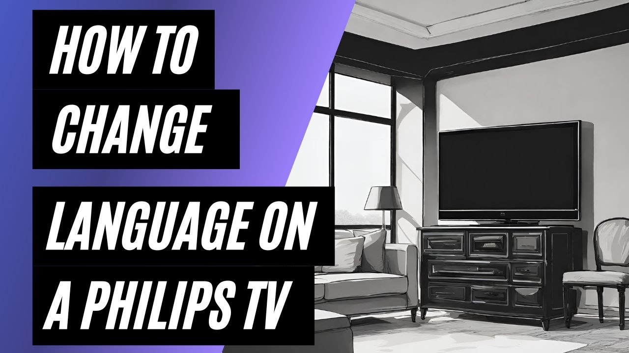 How To Change Language on a Philips TV - YouTube