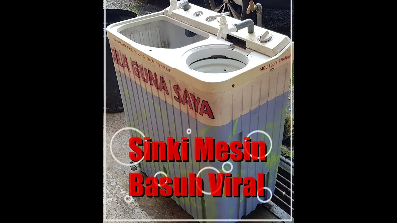 The making of... Sinki Sekolah PKP - Mesin Basuh Lama (DIY Wash Basin ...