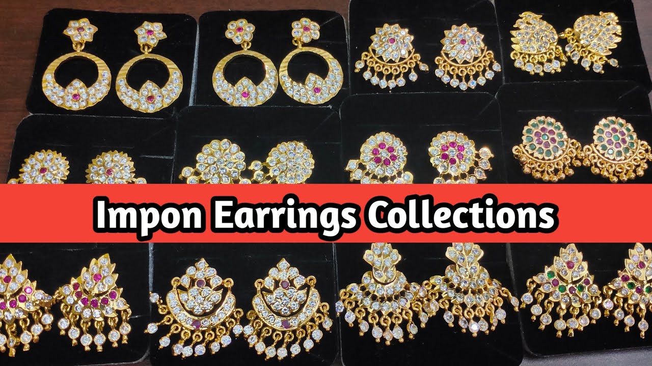 Impon earrings/impon earrings with price/impon jewellery/impon earrings ...