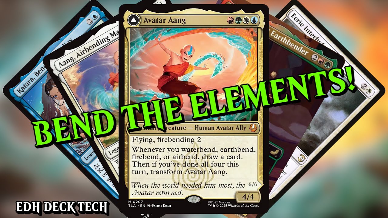 Avatar Aang // Aang, Master of Elements Commander Deck | MTG EDH Deck ...
