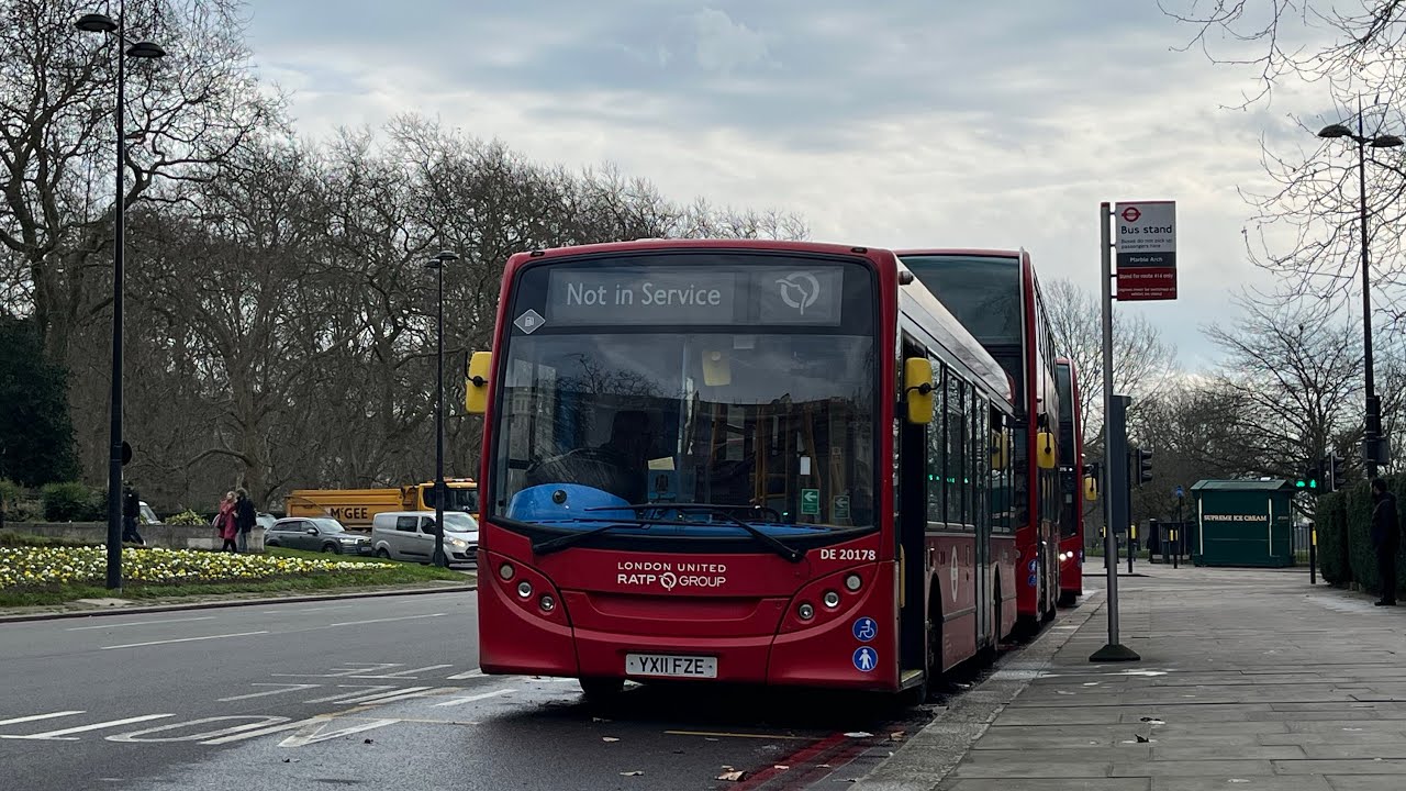 London Buses at Marble Arch 21/02/25 - YouTube