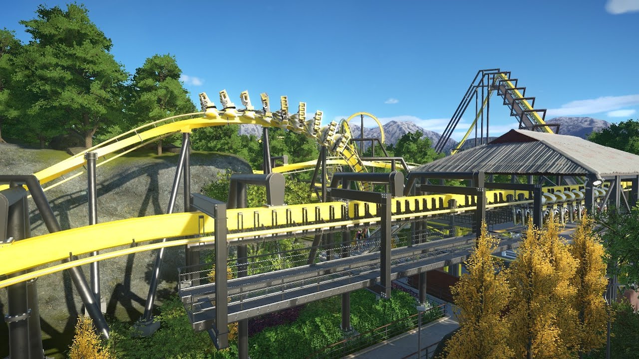 Planet Coaster - Blitz (Inverted Coaster) - YouTube