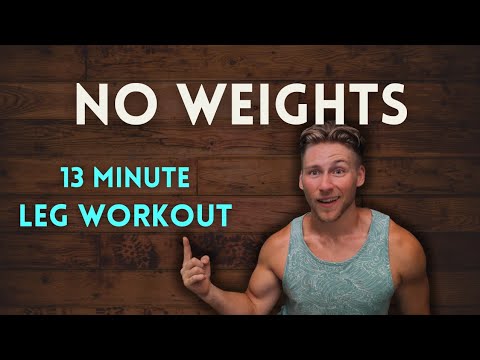 13 minute QUAD CRUSHER (ZERO equipment) LOWER Body Workout - YouTube