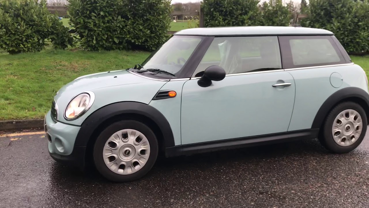 2011 MINI One in Ice Blue with Full History for Sale - YouTube