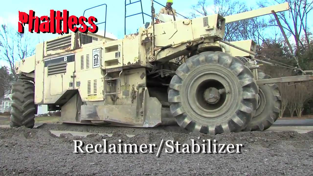 PHALTLESS Paving- Reclaimer/Stabilizer - YouTube