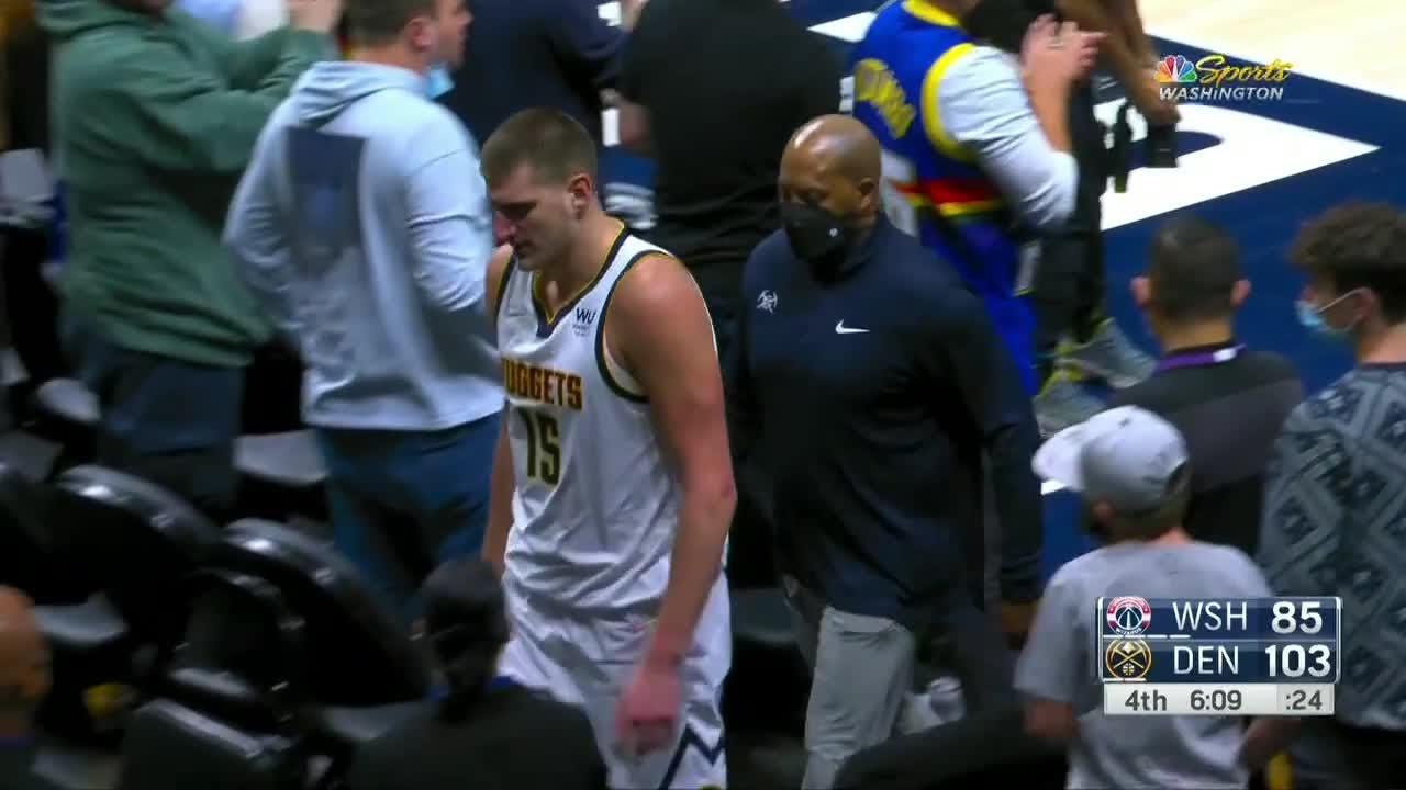 Nikola Jokic ejected after outburst against referee Tony Brothers | NBA ...
